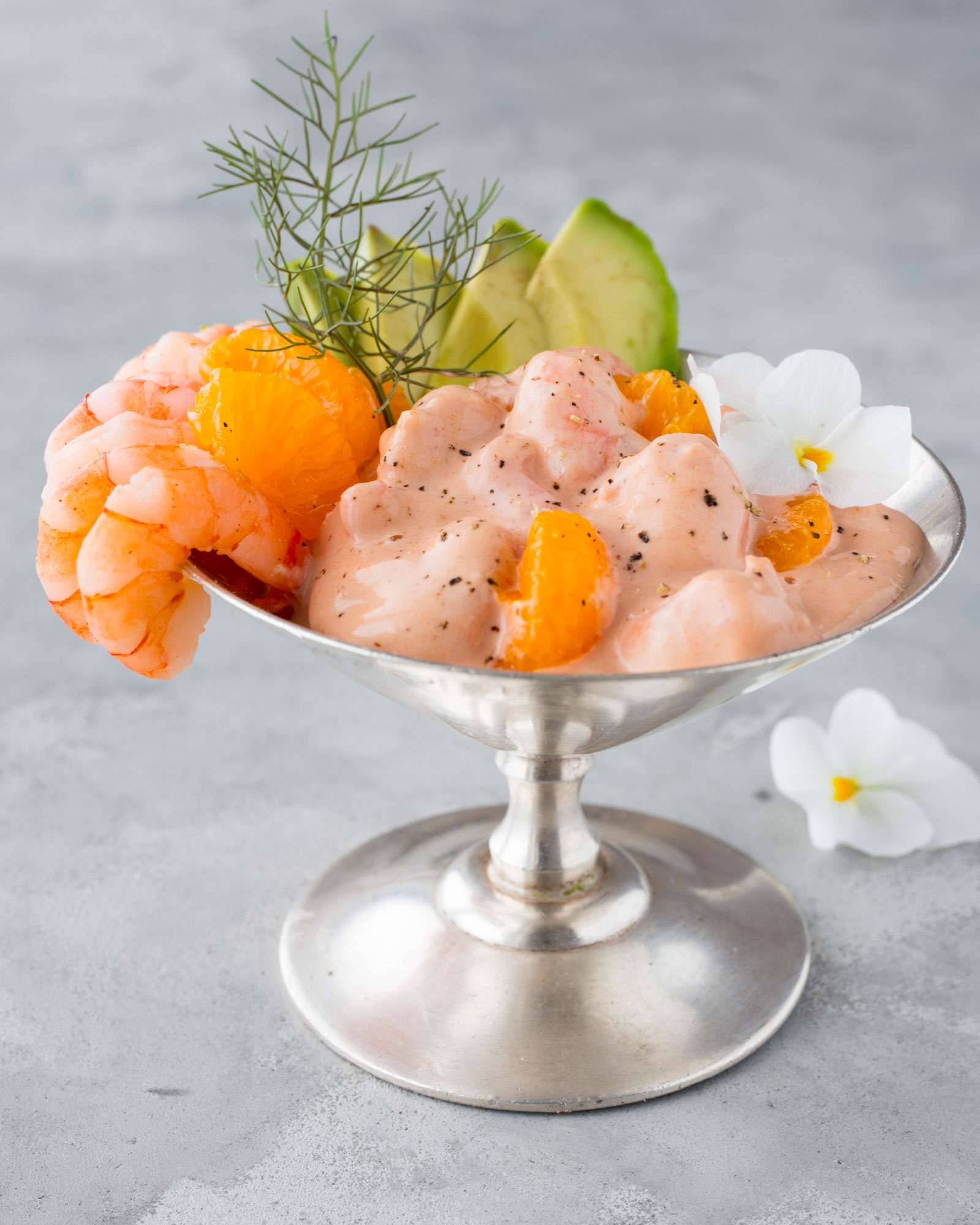 Krabbencocktail mit Mandarinen – Rezept klassisch (30 Min) & Geschichte